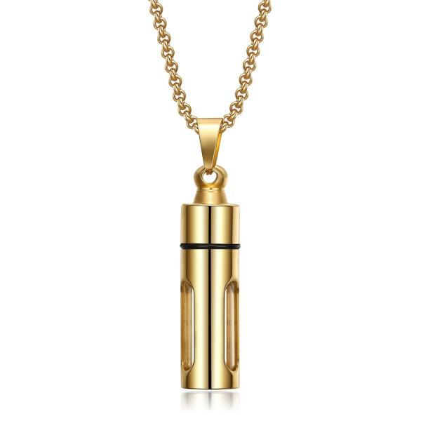 Quality Perfume Bottle Stainless Steel Aromatherapy Diffuser Necklace for Fashion for sale