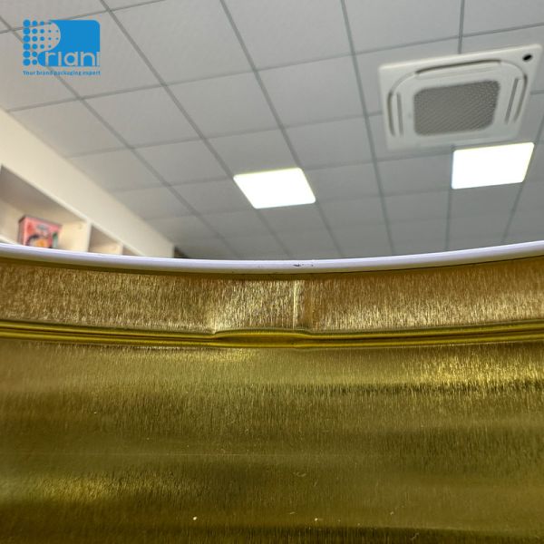 Quality Round Biscuit Tin Can Food Container Customized With Easy Open Lid for sale