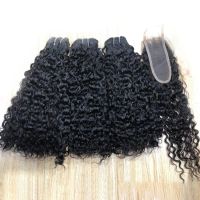Quality Mink Brazilian Double Drawn Pixie Curls Human Hair Extension Kinky Curly for sale
