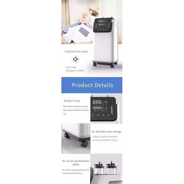 Quality 32KG 110V Quiet Pneumonia Oxygen Machine Breathing Machine Copd for sale