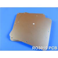 Quality RO3010 PCB 4-layer 2.7mm No Blind vias plated 1 oz (1.4 mils) outer layers Cu for sale
