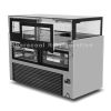china Stainless Steel 1.2m Chocolate Display Refrigerator With Storage Layer