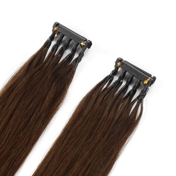 Quality 6D Russian Human Hair Extensions 100% Remy Hair for 12 Months Hair Life and Dyeable for sale