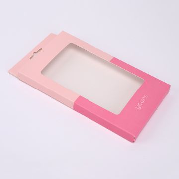 Quality Corrugated Paper Mobile Case Packaging Box With Window Blister for sale