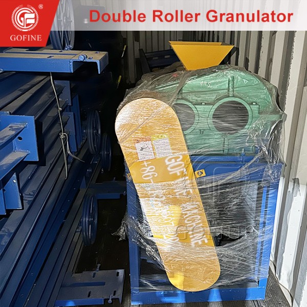 Quality Organic Compound Fertilizer Granulator Double Roller Convenient Maintenance for sale