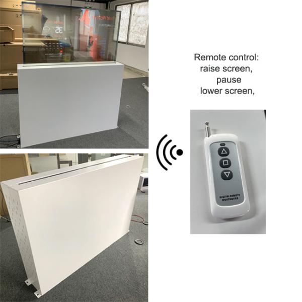 Quality Lifting Transparent OLED Digital Signage Android Windows Transparent Touch for sale