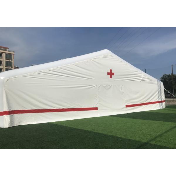 Quality Large Airtight Inflatable Emergency Tent Red Cross Hospital Use for sale
