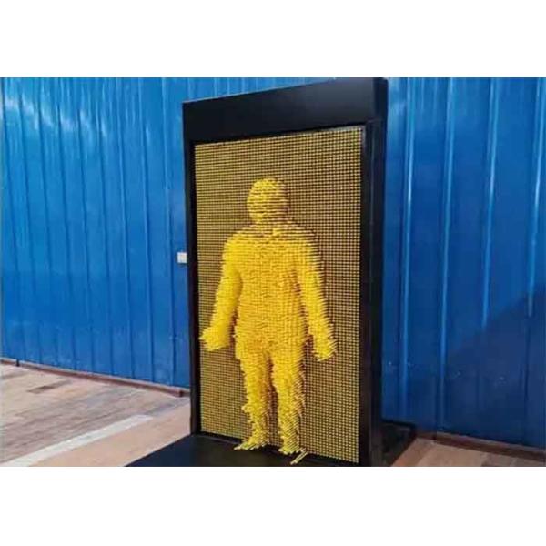 Quality Needle Pin Life Size Pin Wall For Amusement Art Board Steel Frame for sale