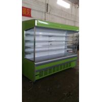 Quality Fruit Display Multideck Open Chiller Fortified Wheels 2～10℃ With Night Curtain for sale