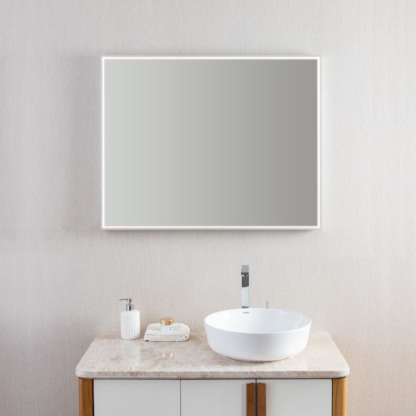 Quality Illuminated Bluetooth Bathroom Mirror With Color Temperature Options And 90° for sale