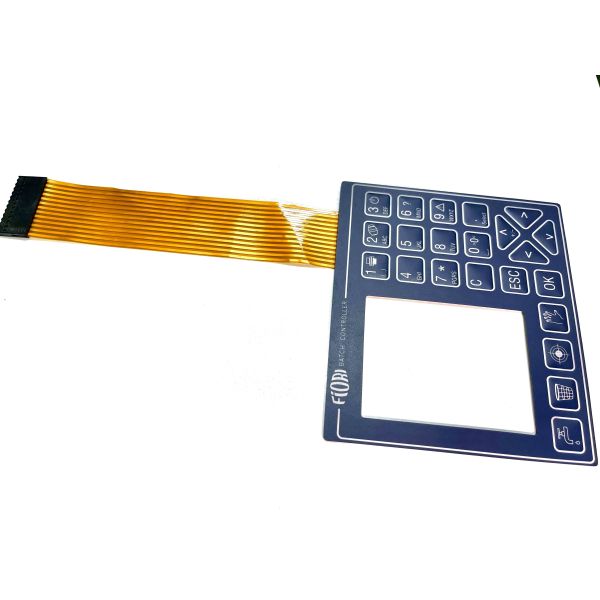 Quality FPC Copper Circuit Waterproof Flexible Membrane Switches With LED Mounting And ZIF Connector for sale
