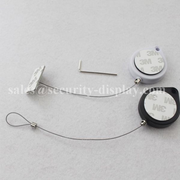 Quality 3M Adhesive Anti Theft Retractable Security Tether For Retail Shop for sale