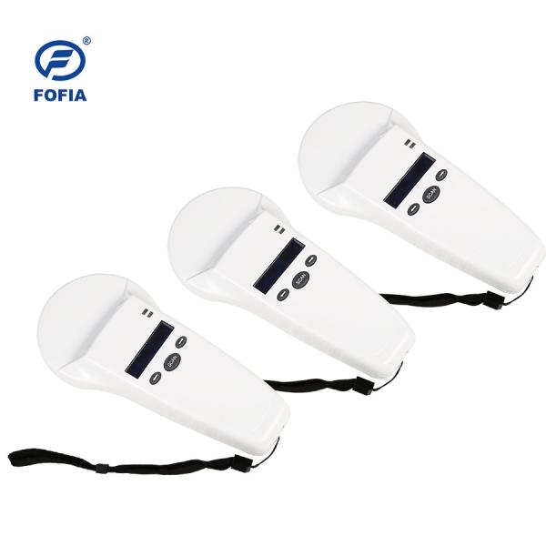 Quality Lithium Battery Animal ID RFID Reader Scanner For Microchip Pet Barcode Reading for sale