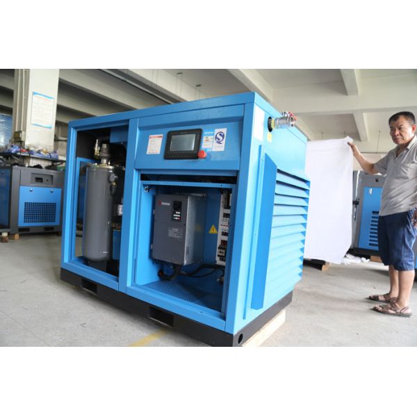 Quality Silent Stable Screw Style Air Compressor Oil Injected Energy Saving 37KW for sale