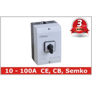 Quality Manual Operated Generator Voltage 3 Pole Rotary Switch Selector ,12 Position for sale