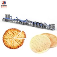 Quality Pizza Crust Machine Pizza Bread Making 3000 - 9000pcs/H Production Line for sale