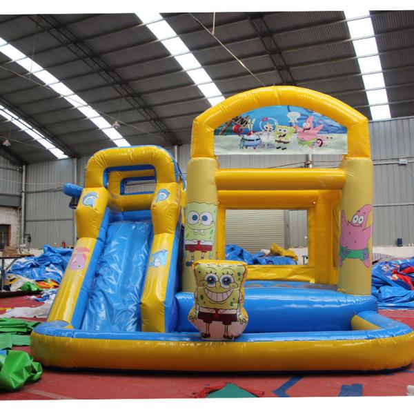 Quality Commercial Water Slide Inflatable Castle for Kids Age Range 5 to 7 Years for sale