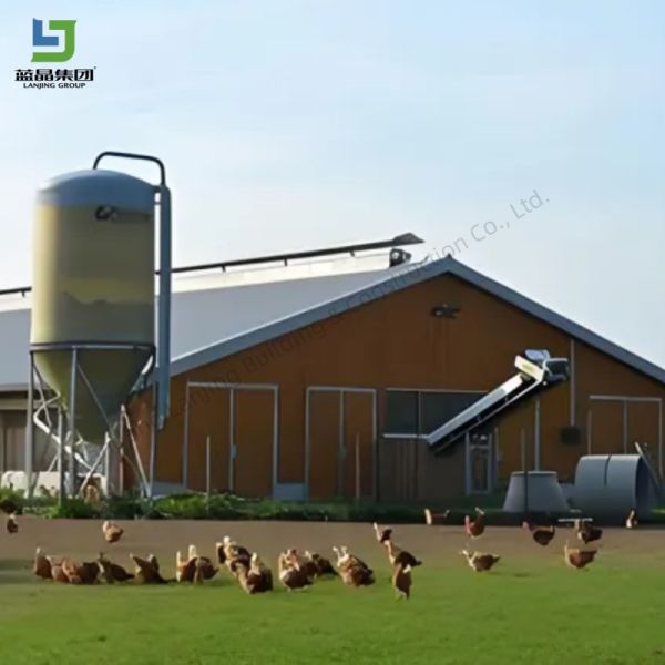 Quality Agriculture Pole Barn Steel Structure Farm Shed Building Poultry Chicken House for sale