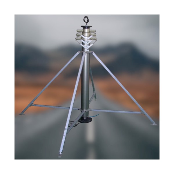 Quality Hand Crank 2MM 6063 Aluminum Tripod Portable Telescopic Mast for sale