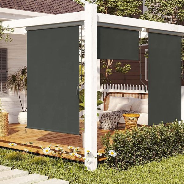 Quality QF-VW Manual Operation Method Balcony Privacy Screen for Sun Protection for sale