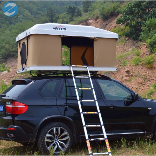 Quality Four-season Canvas Car Roof Tent for Camping and Mountaineering for sale
