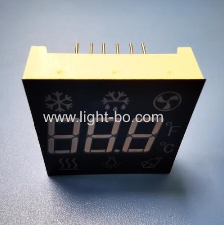 Quality Ultra Red Customized Triple Digit 7 Segment LED Display Common Anode For for sale