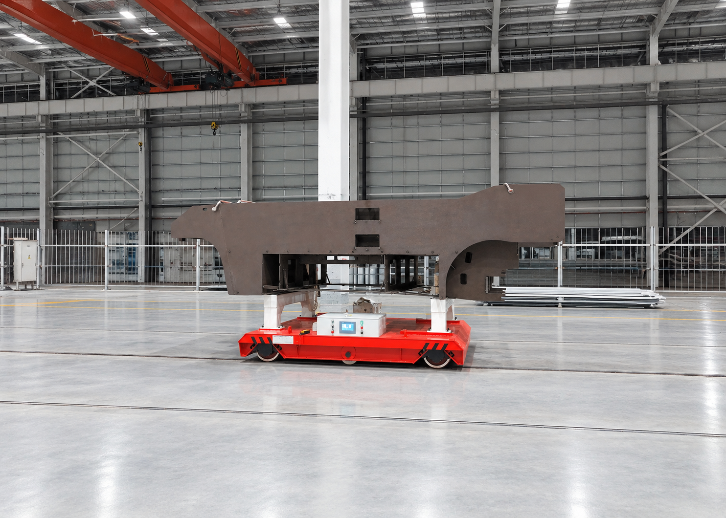 Quality SGS 20T Rail Flatbed Tracked Battery Transfer Cart Unlimited for sale