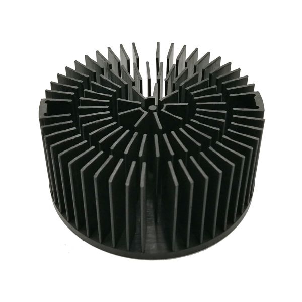 Quality Black Anodized Cold Forged Aluminum Heat Sink Rustproof AL1070 for sale