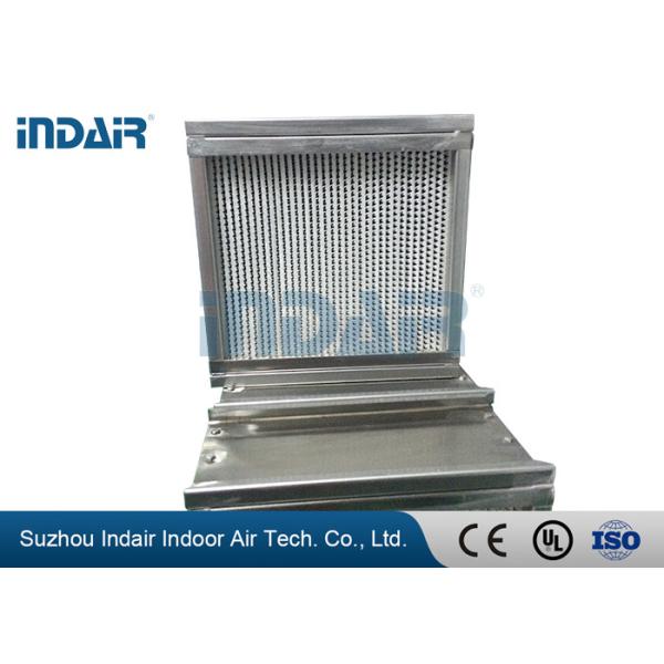 Quality Polyurethane Sealant Deep Pleated HEPA Filter 610*610mm Aluminum Material for sale