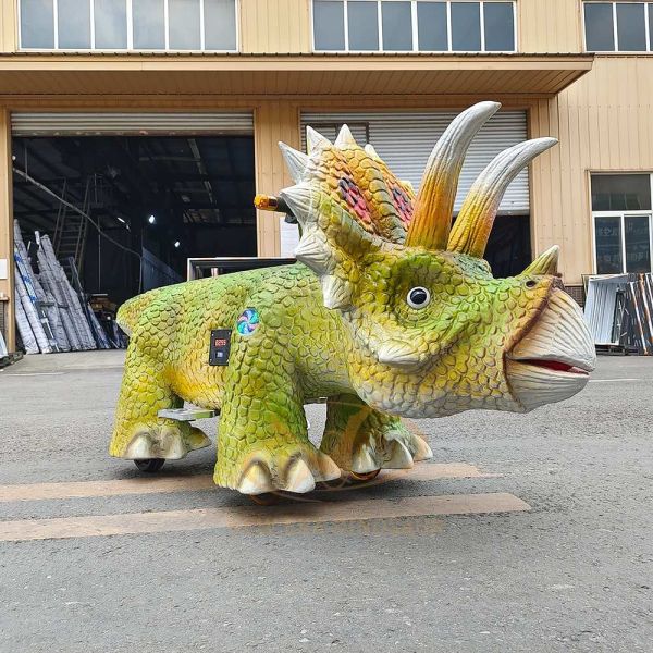 Quality UV Resistant Large Animatronic Electric Dinosaur Ride With Multiple Control for sale