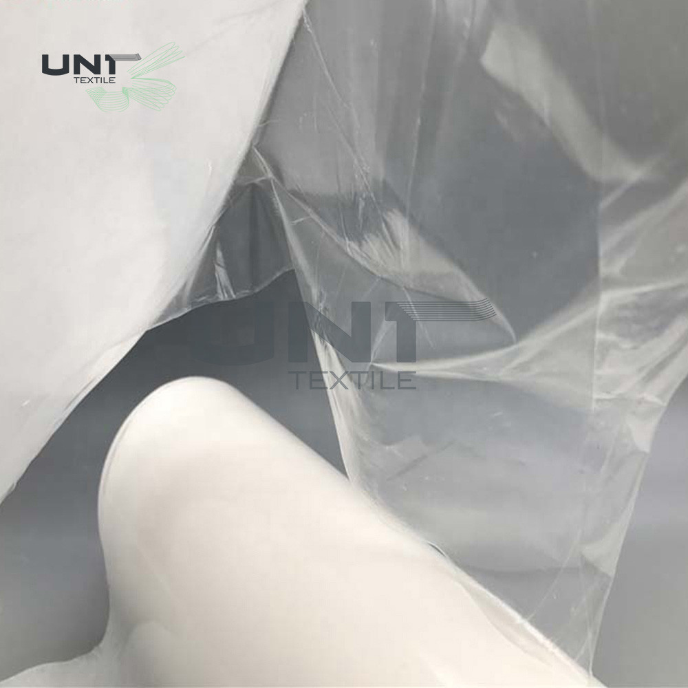 Quality 0.1mm Transparent Fusible Web Textile Fabric With Strong Bond Strength for sale