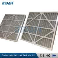 Quality Low Resistance Industrial HEPA Filter , Easy Installation V Bank Air Filter With for sale