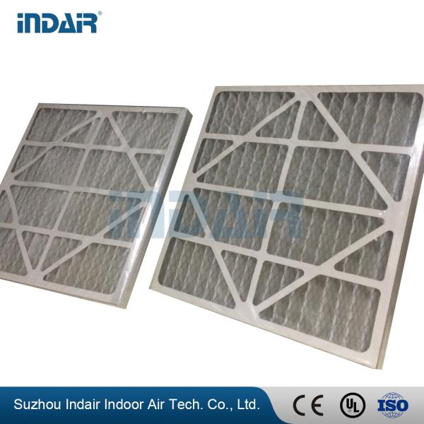 Quality Low Resistance Industrial HEPA Filter , Easy Installation V Bank Air Filter With for sale