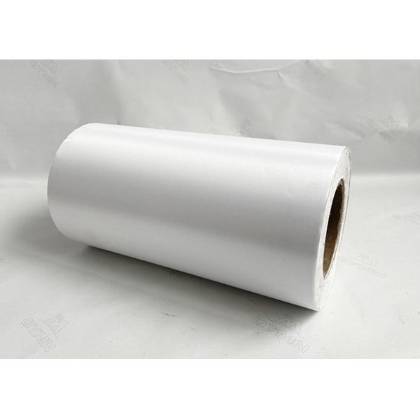 Quality Top Thermal Paper Hot Melt Glue Low Temp Label with 62G White Glassine Liner for sale
