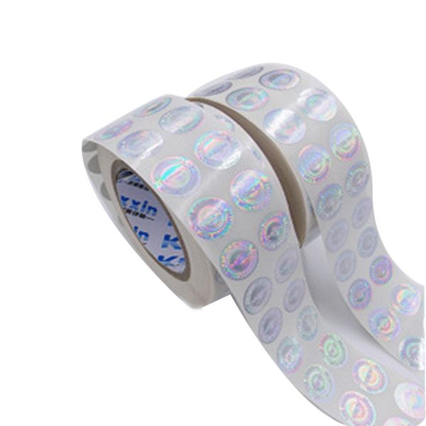 Quality Hot Stamping Custom Size Tamper Evident Security Labels for sale