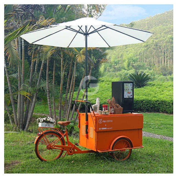 Quality 3 Wheels Ice Cream Bike Tricycle Mobile Food Cart with Any Color Variation Selection for sale