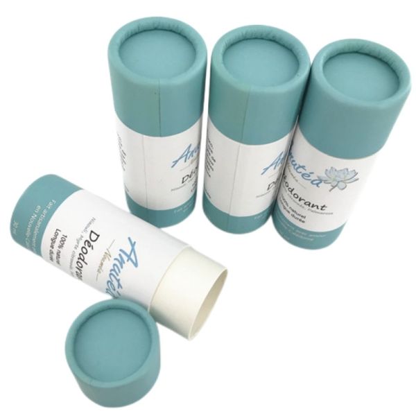 Quality Custom Printing Deodorant Push Up Tubes Biodegradable Packaging For Body Balm for sale