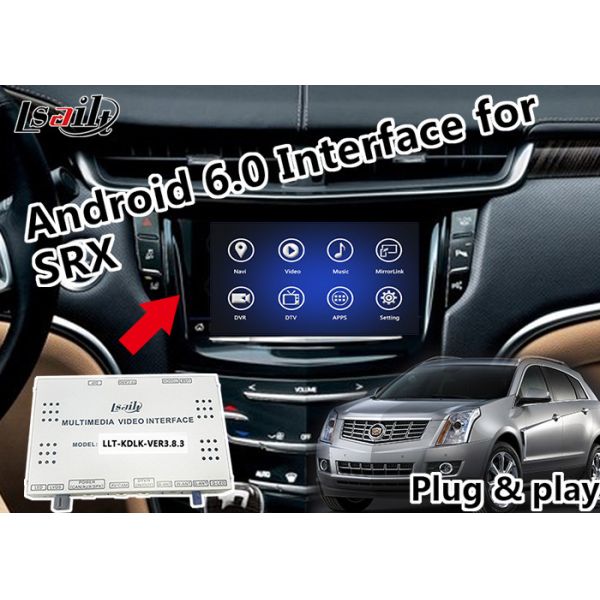 Quality HD 1080P Car Video Interface Support Touch Screen Fast Response For Cadillac for sale