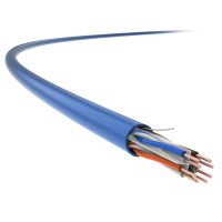 Quality Network Cable UTP CAT6 Cable 23AWG 0.55mm Bare Copper PVC Jacket for sale