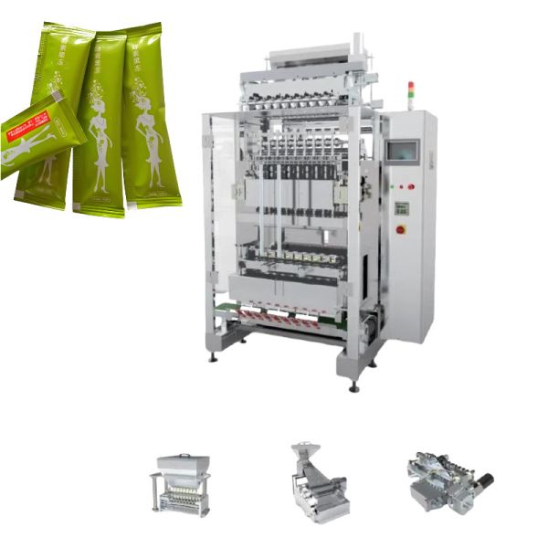 Quality Multi Head Filing Multi Lane Packing Machine For Multiple Packaging Containers for sale