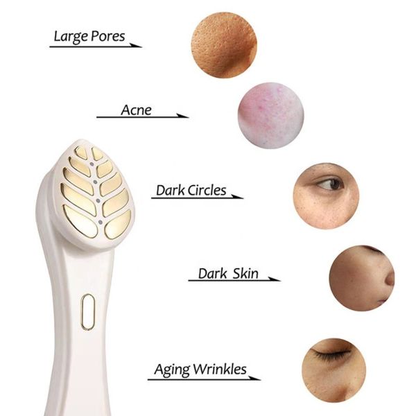 Quality Mini Electric Vibration Heat Led Eye Massager Pen for Skin Lifting and Wrinkle Fading for sale