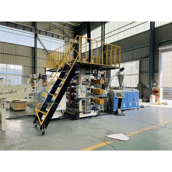 Quality 15m/Min UV PVC Sheet Manufacturing Machine Marble Sheet Extrusion Line 380V 50Hz 3phase for sale