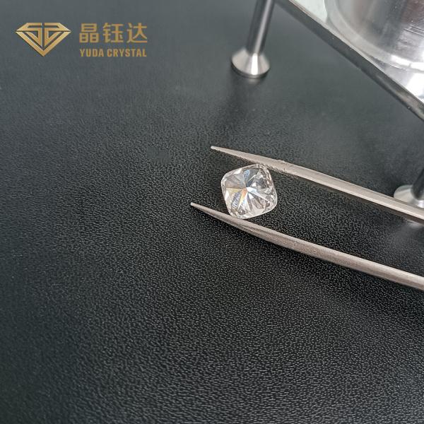 Quality White Color Fancy Cut Lab Diamonds Square Cushion Brilliant For Ring for sale