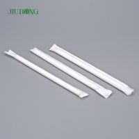Quality White Biodegradable Paper Straw Eco Friendly Food Grade 4.6mm Dia for sale