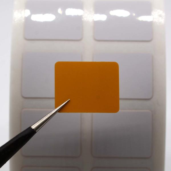 Quality 15x12mm Thermal Transfer Adhesive Label 2mil White Matte Polyimide Label for sale