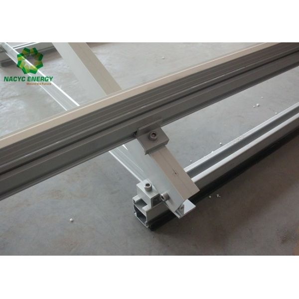 Quality No Penetration Solar Bracket Aluminum Structure Rooftop Ballasted Solar Mounting for sale
