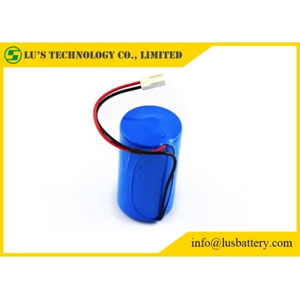 Quality ER34615M Lithium Battery 3.6V 13.0Ah Lithium Primary Battery Size D Batteires 13000mah With Connector for sale