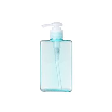 Quality 280ml Empty Lotion Bottle , Square Plastic Lotion Bottle Packaging Shampoo Usage for sale