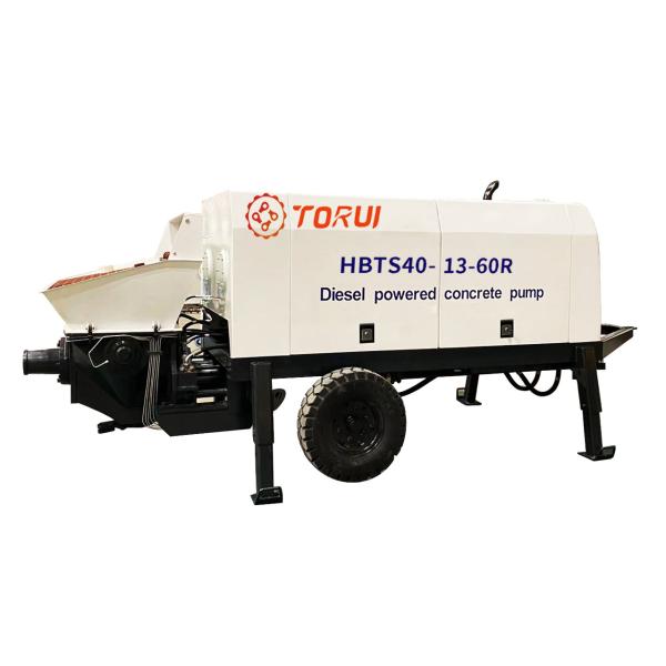 Quality Hopper Volume 0.4m3 Electronic Concrete Delivery Pump Motor Powered for sale