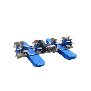 Quality 1450r/Min SS Aquaculture Paddle Wheel Aerator For Pond 700*550*750mm for sale